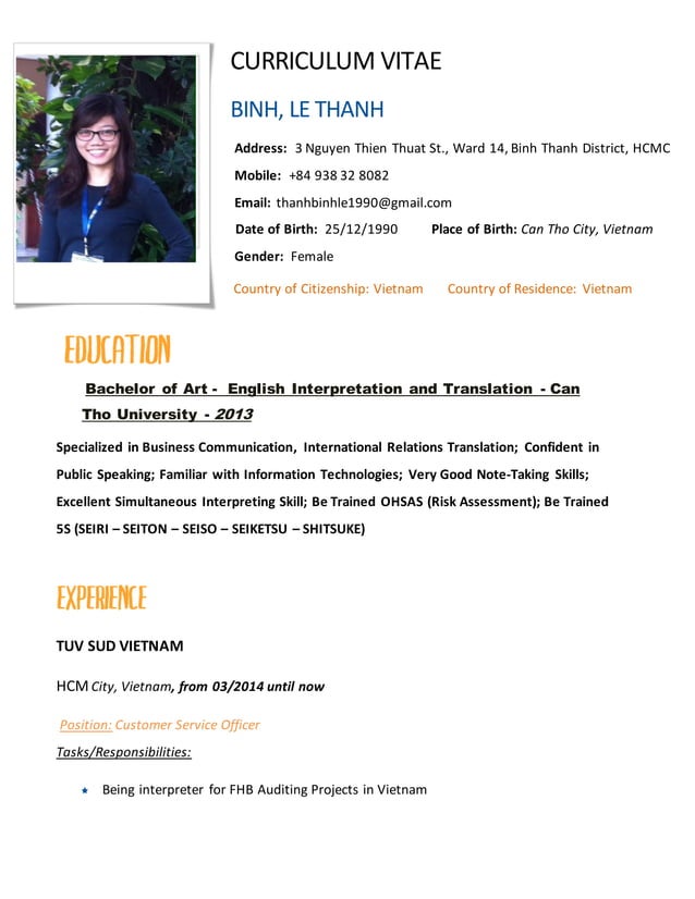 Cv le thanh-binh_(ms.)- r3 | PDF