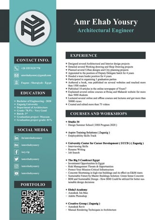 Amr Ehab Yousry CV | PDF
