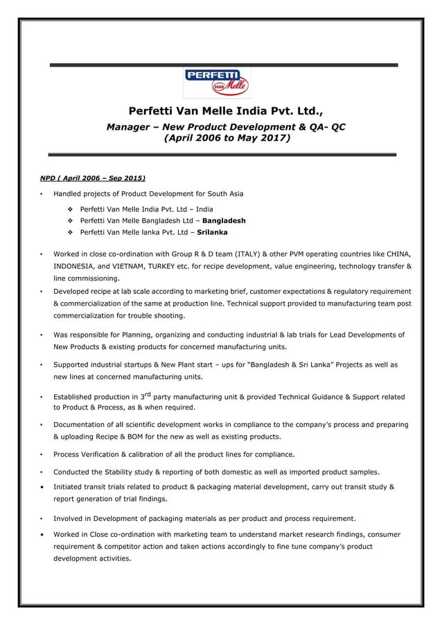 Cv manish vimal, jan 2020 v2 | PDF