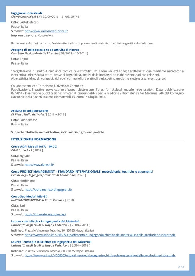 CV - Mario Cifelli | PDF