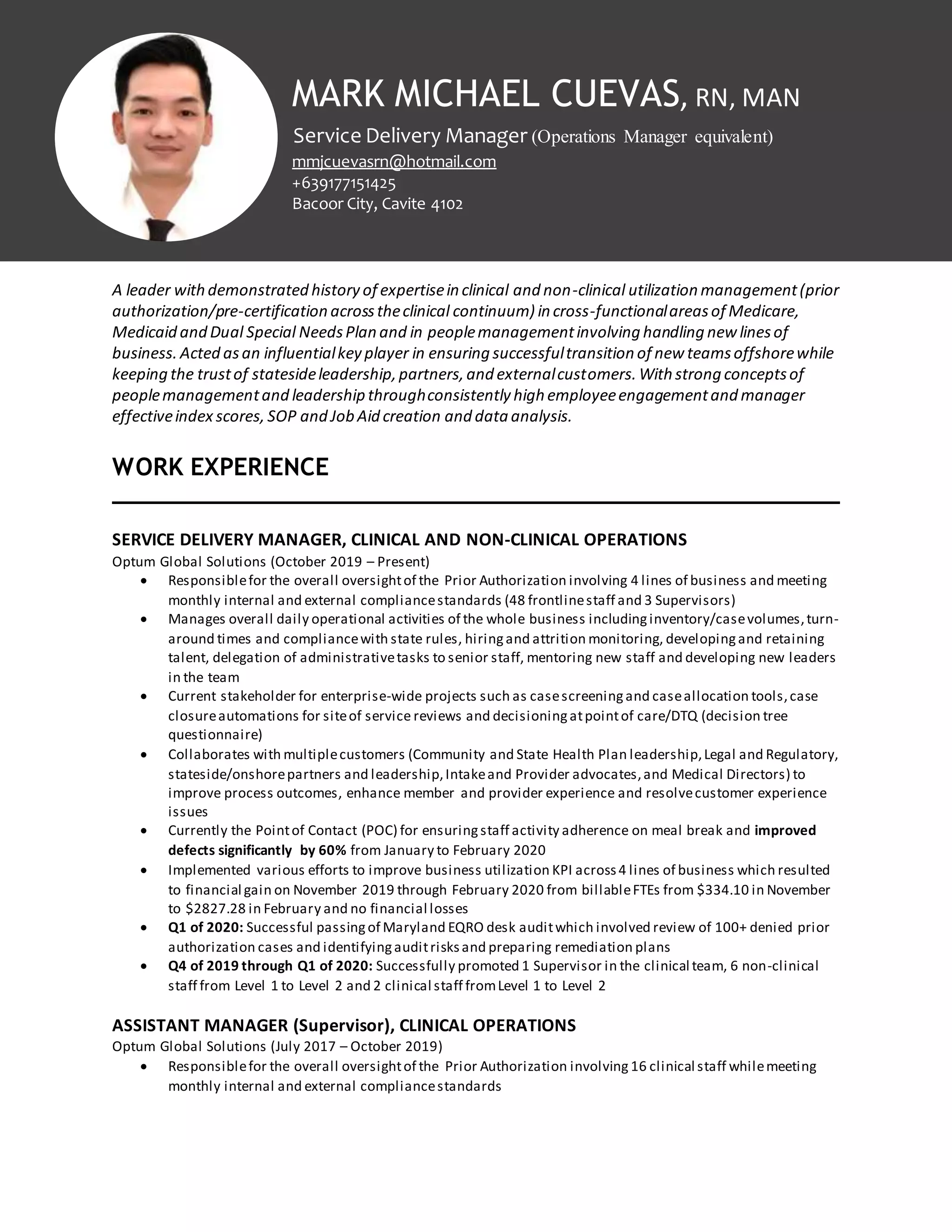 Resume - Mark Michael Cuevas 2020 | DOCX