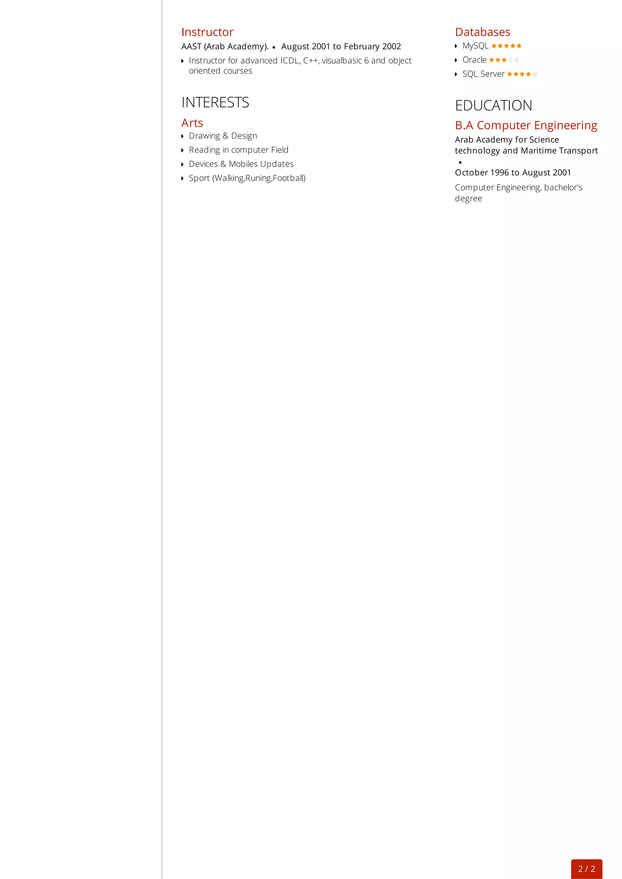 Cv mohammed-abdellatif-ismail | PDF