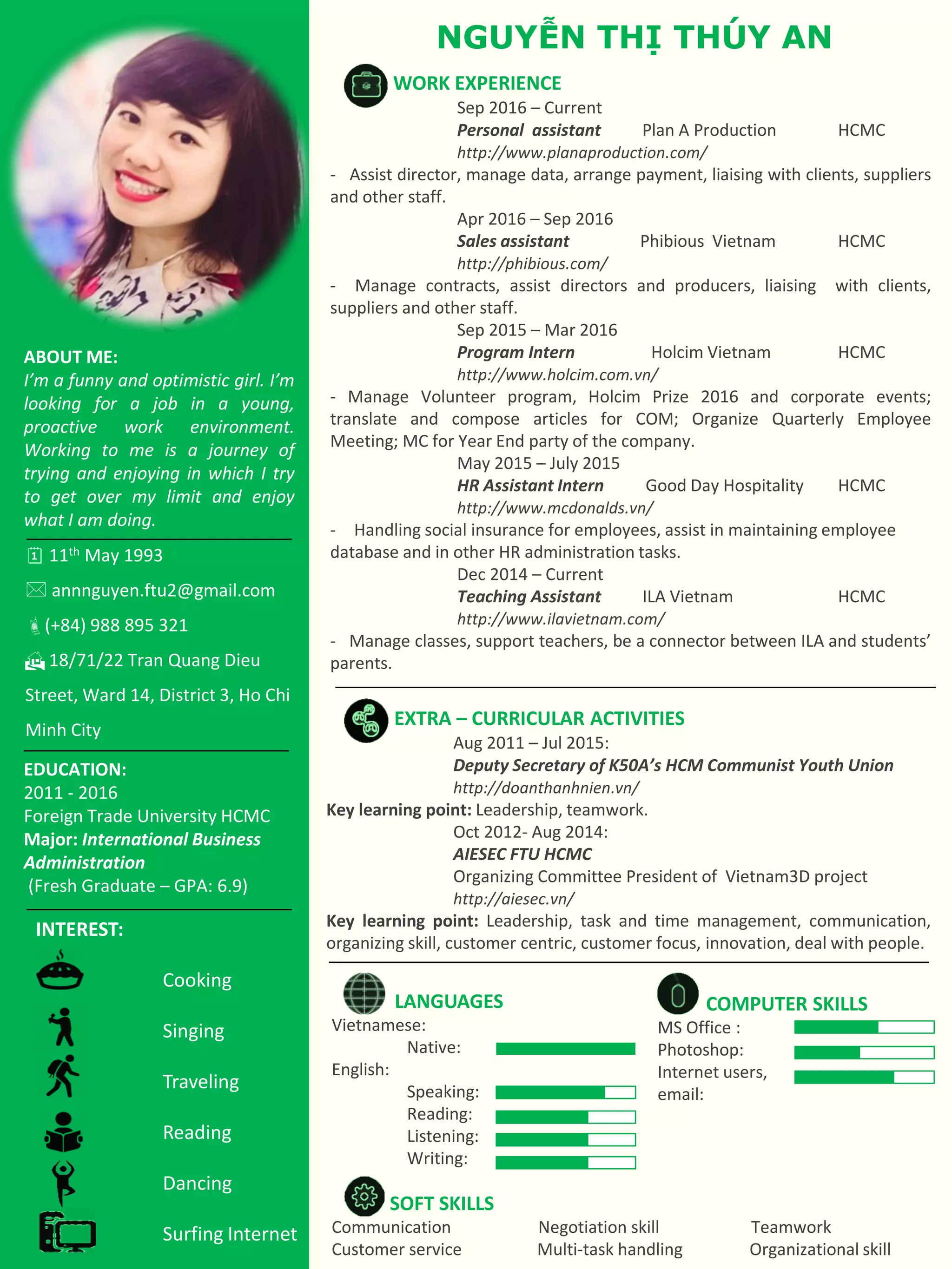 Cv nguyen thi thuy an | PDF