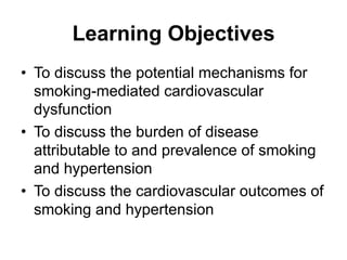 CV Outcomes Of Smoking & Hypertension | PDF