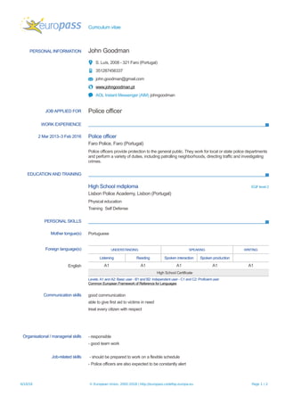 Marcelo Rodriguez Policeman