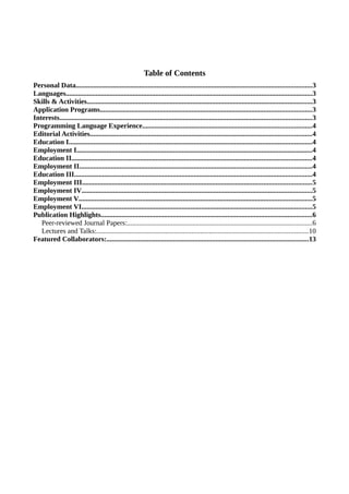 Resume | PDF