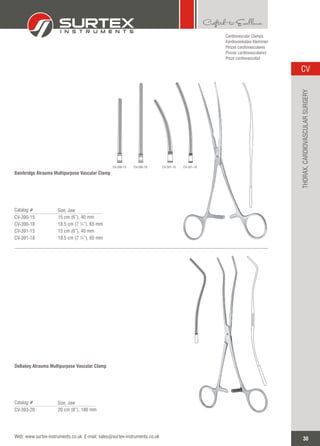 CARDIOVASCULAR INSTRUMENTS CATALOGUE | PDF