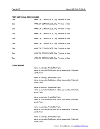 Cv templates-curriculum-vitae | DOC