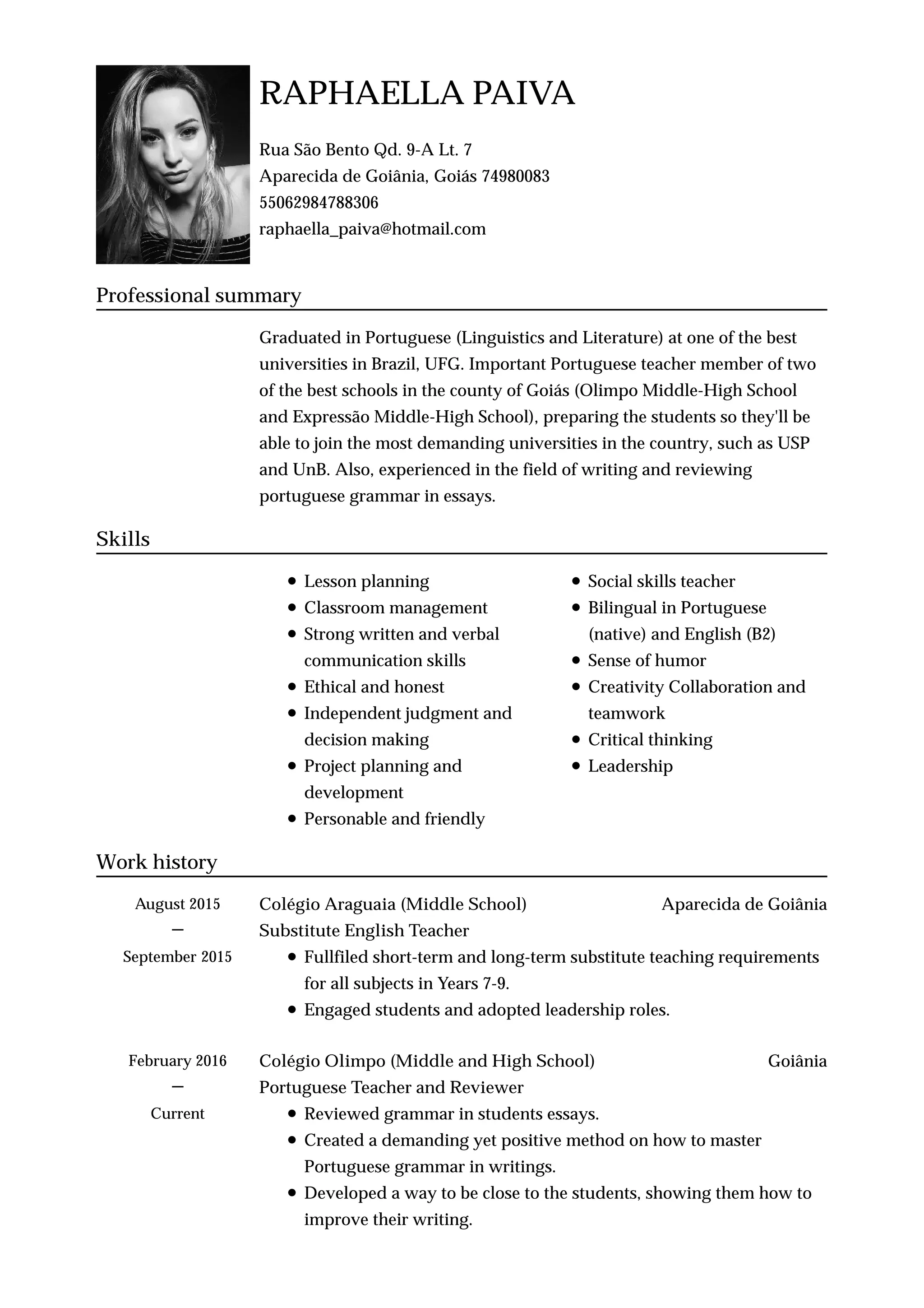 CV - UK version | PDF