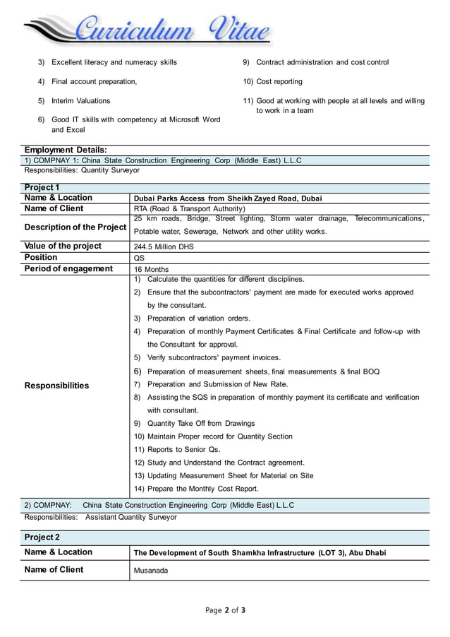 CV waqar Azeem QS | PDF