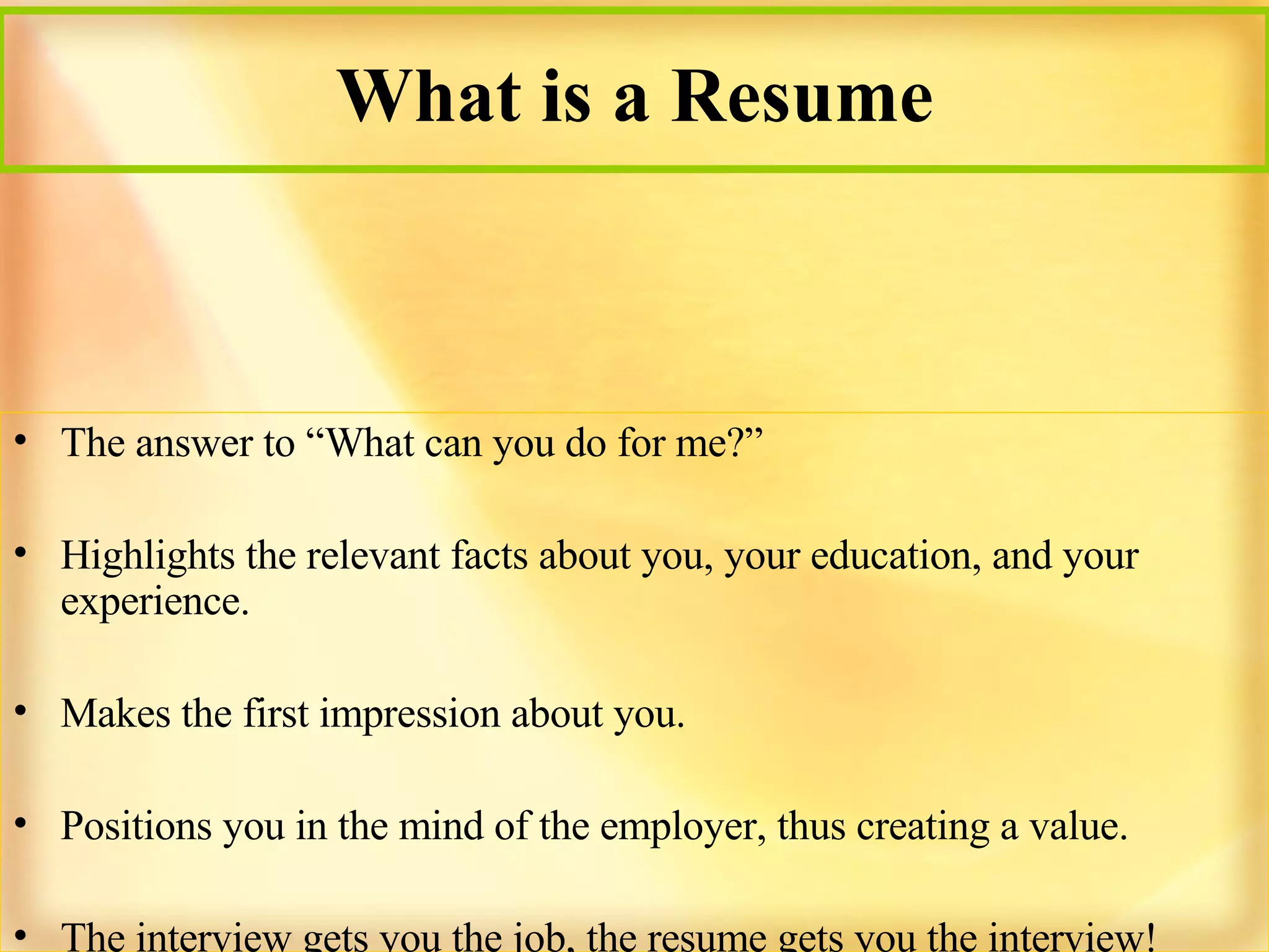 Cv Writting | PPT