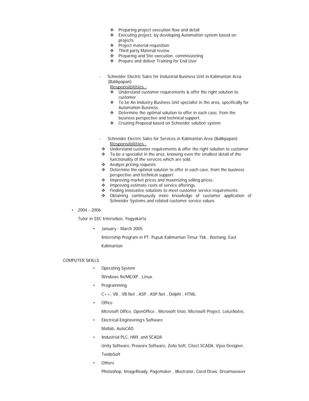 Curriculum Vitae Zainul Fanani 2013 | PDF