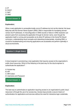 CV0-004: CompTIA Cloud+ Certification Guide (Exam Version 4) | PDF