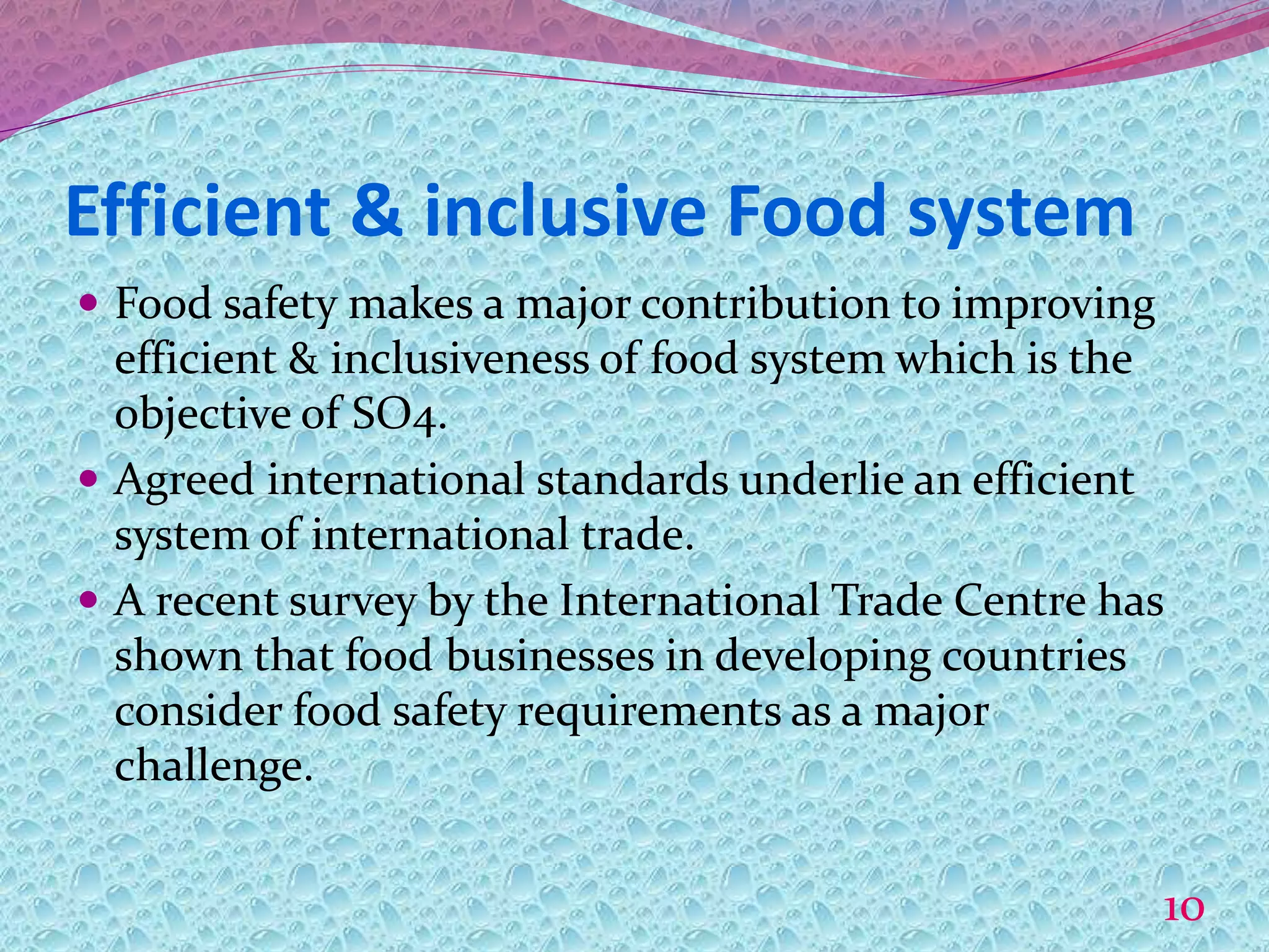 FAO working regarding food safety | PPTX