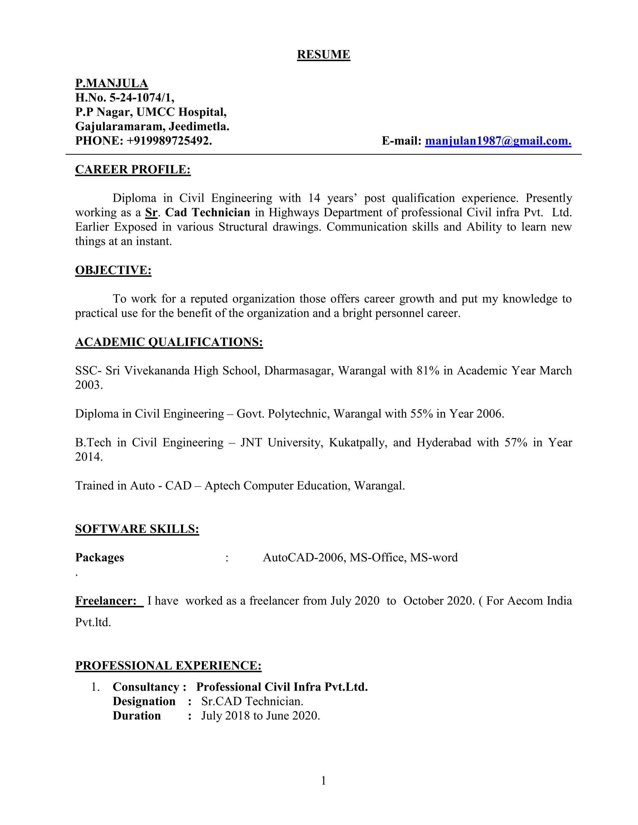 CV (1).doc | Free Download