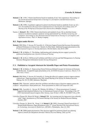 Cv Cornelia M. Ruland | PDF