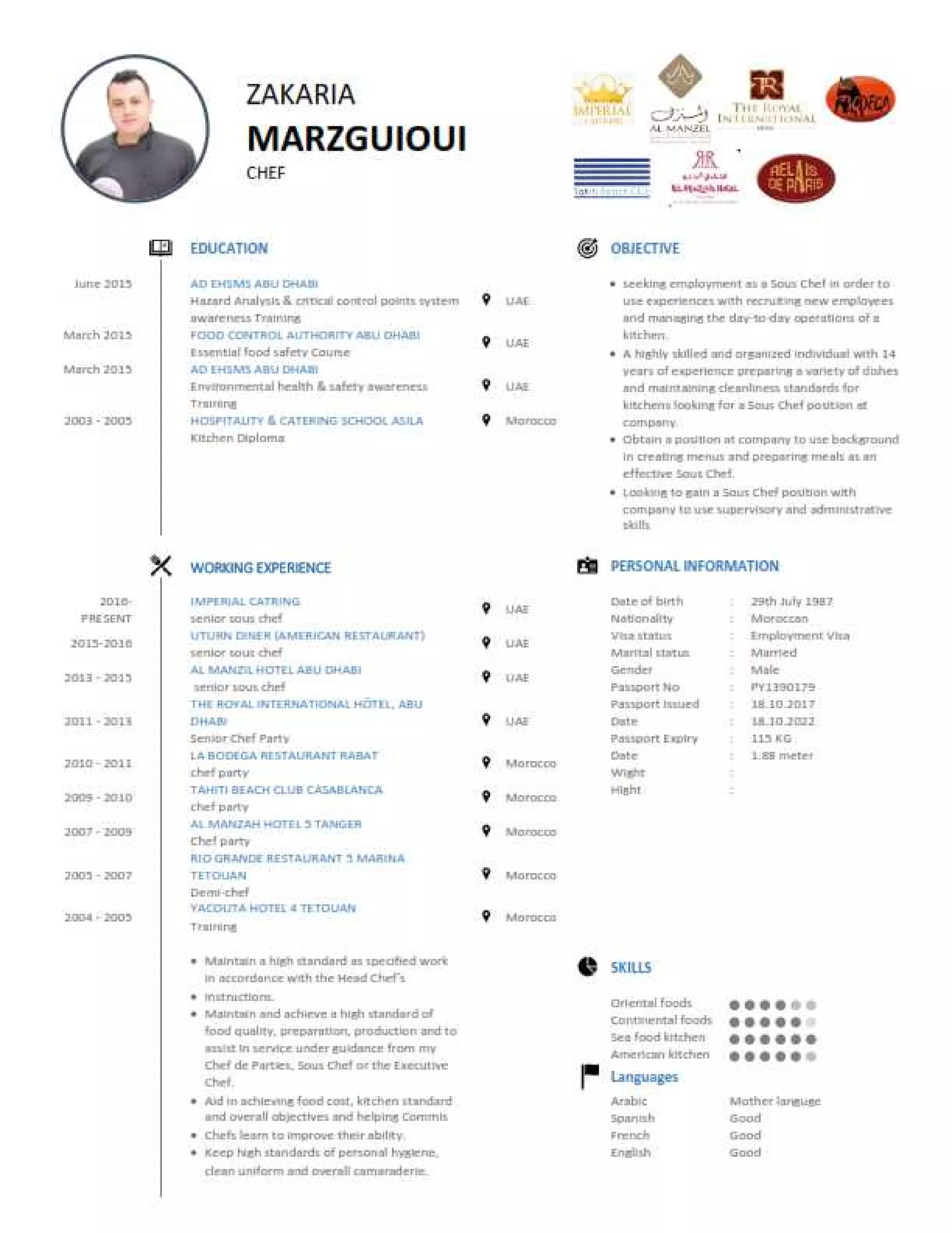 Advance Resume format 11 | PDF