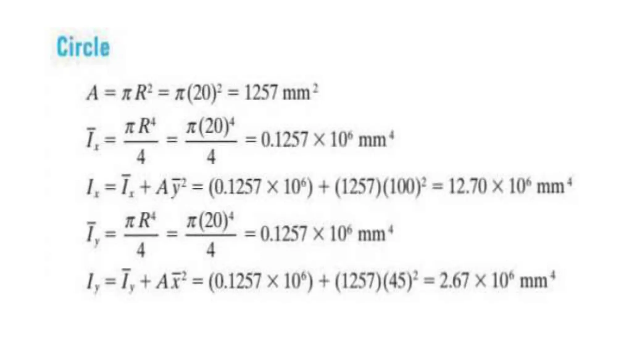 Centroid and Moment of Inertia - Solved Examples | PPTX
