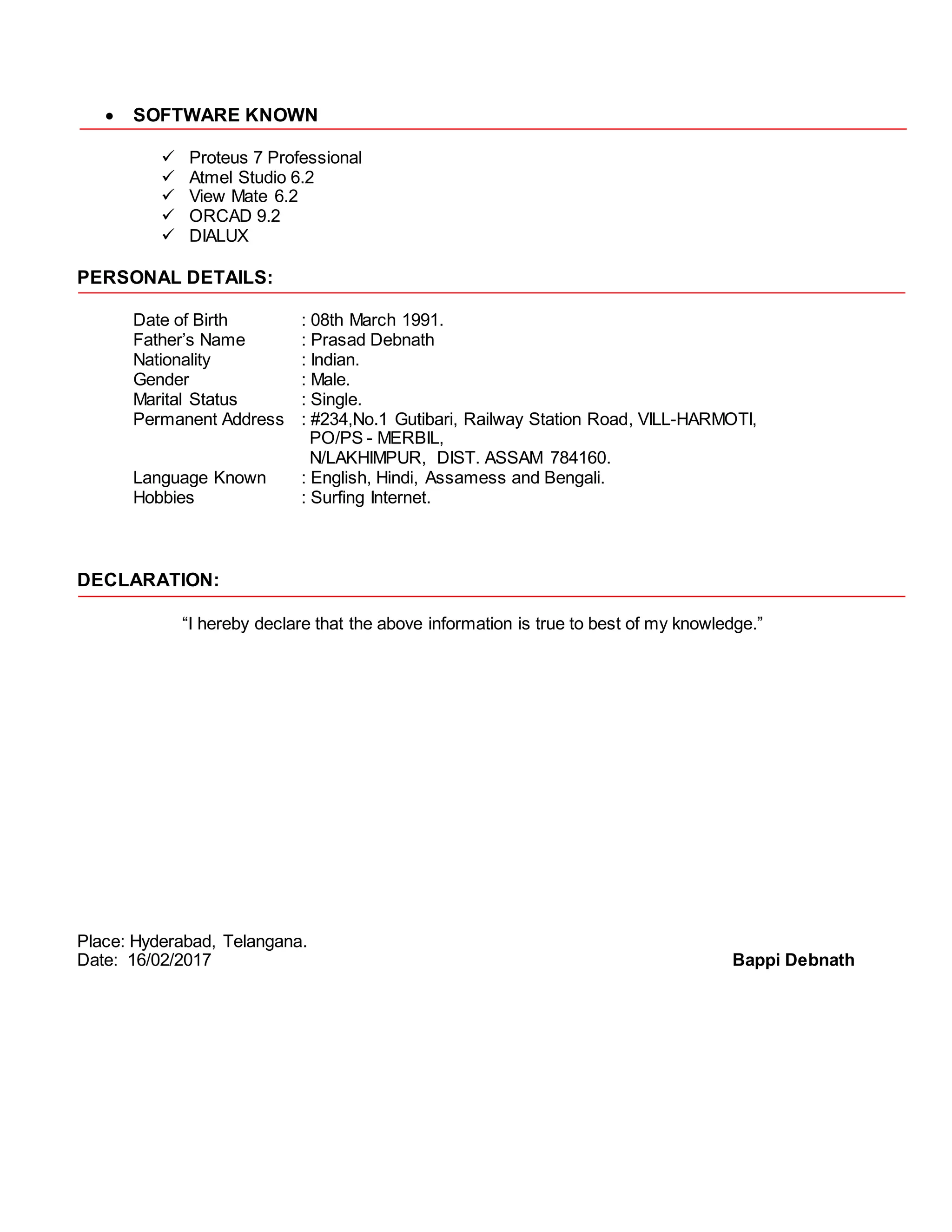 curriculum vitae | DOCX