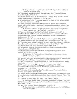 miriam cooke CV 2012 | DOCX