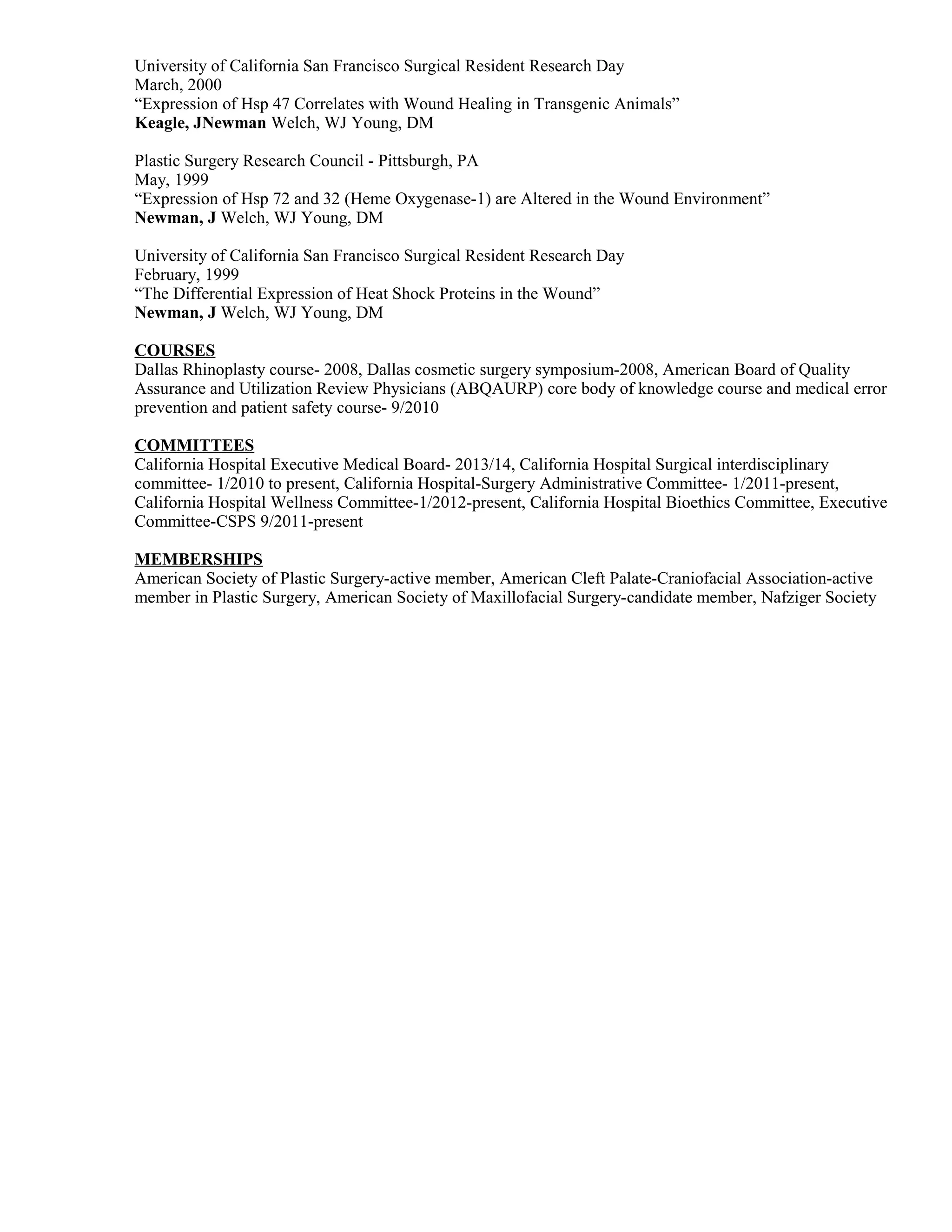 Dr. Jennifer Keagle CV | DOC