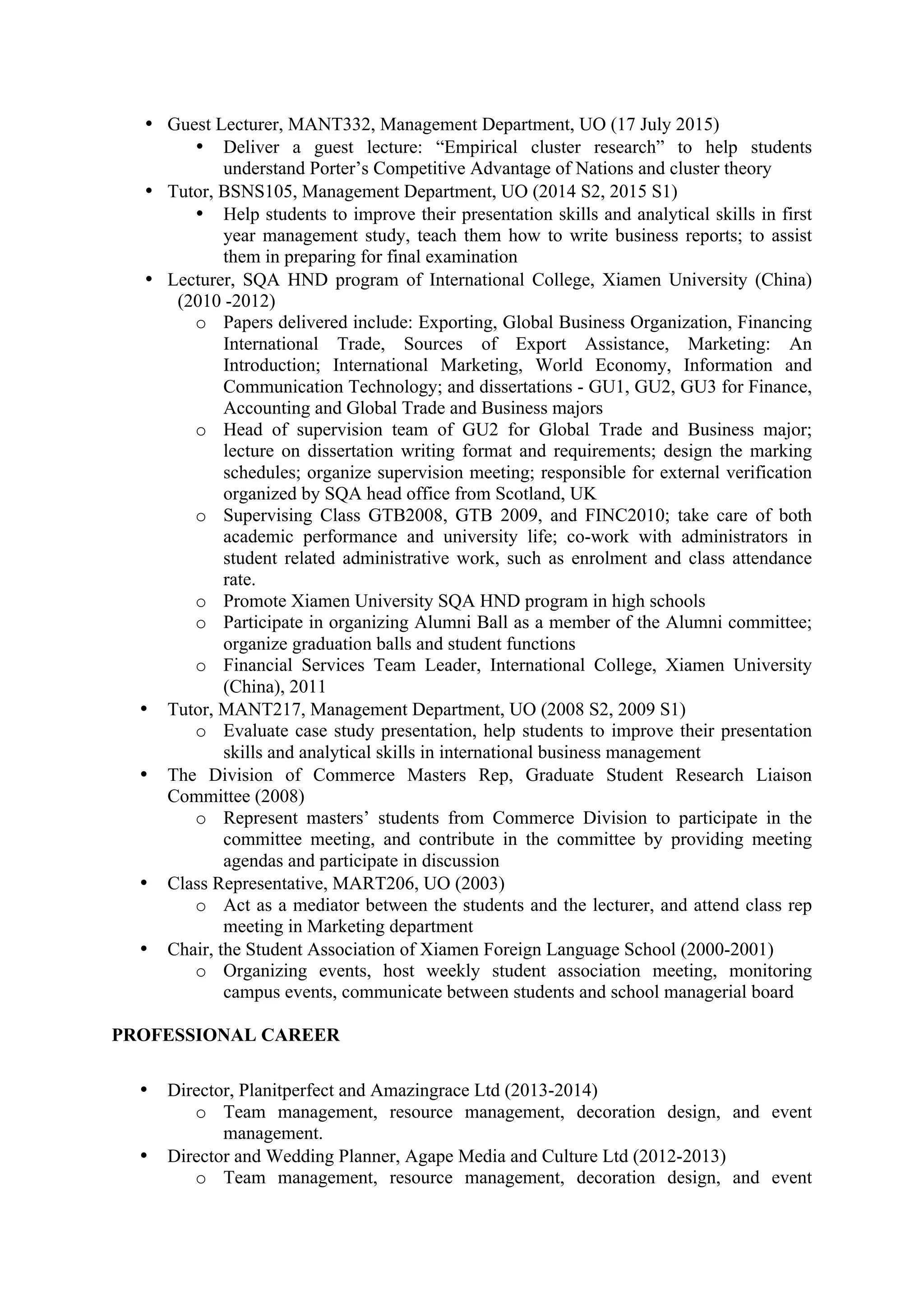 CV 2015 Yuting Jane Zhuang | PDF