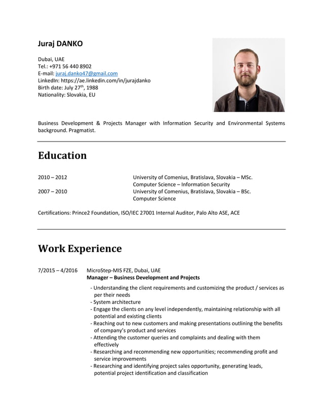 CV - lite 2-page version | PDF