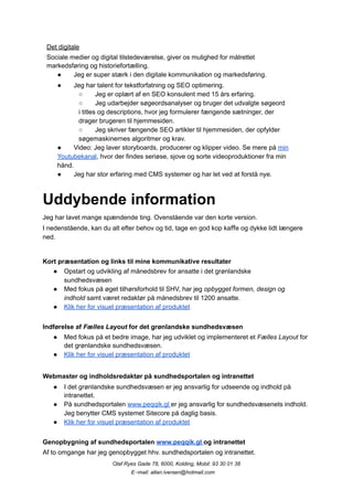 CV Allan Iversen | PDF