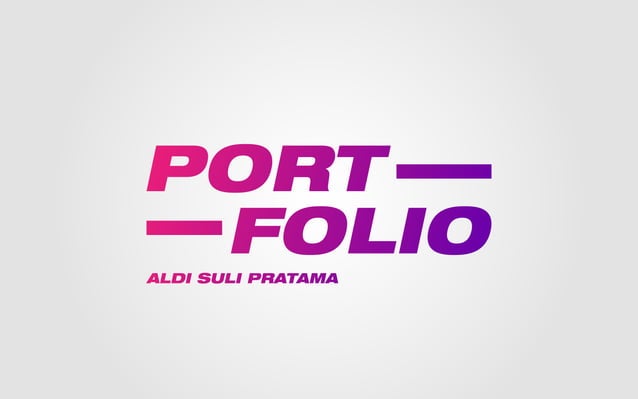 resume and portfolio by Aldi Suli Pratama | PPT