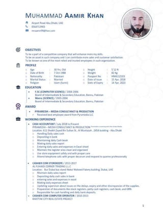 Advance Resume format 4 | PDF