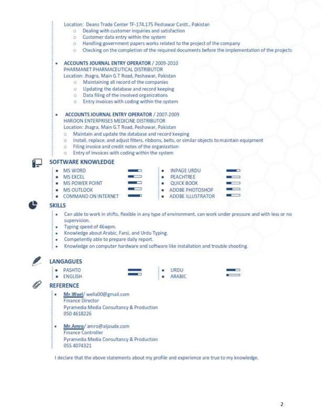 Advance Resume format 4 | PDF