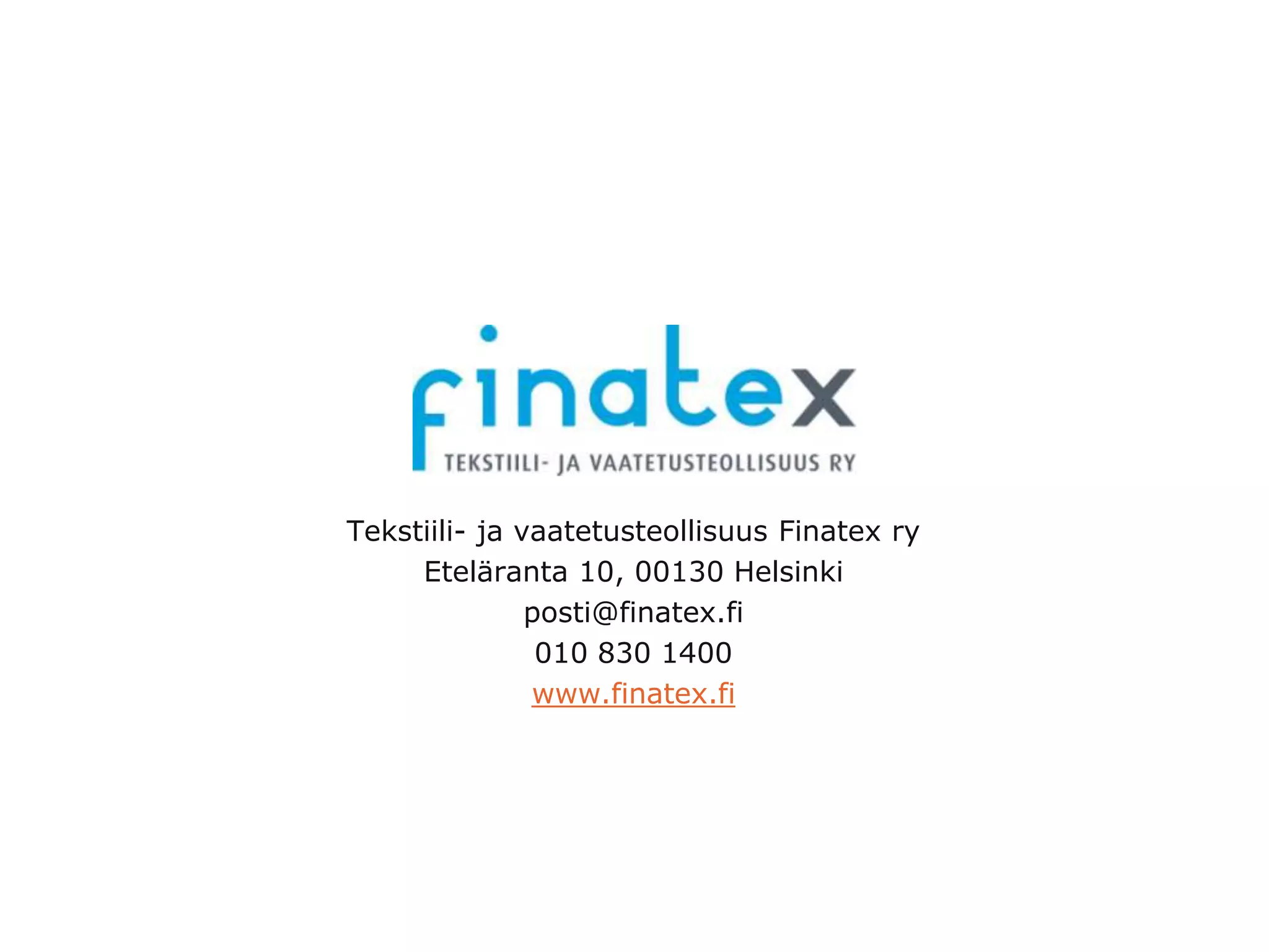 Finatex lyhyesti | PPTX