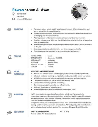 Advance Resume format 7 | PDF