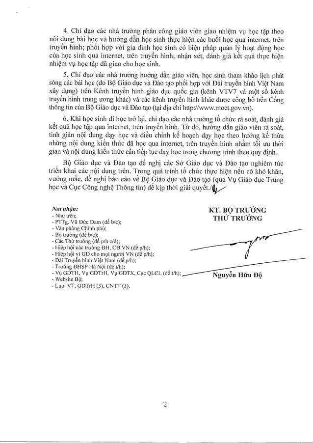 Cv 793 day truc tuyen mua n cov-bgddt | PDF