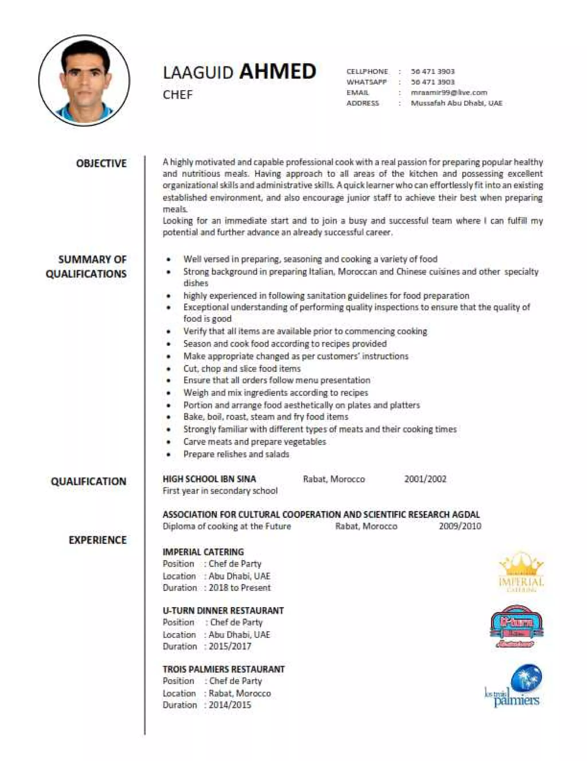 Advance Resume format 8 | PDF