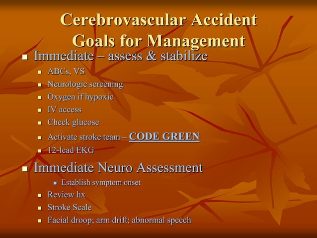 CVA.ppt detailed presentation on cardiovascular accedent | PPT