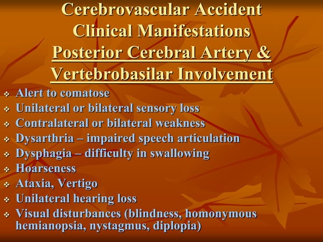 CVA.ppt detailed presentation on cardiovascular accedent | PPT