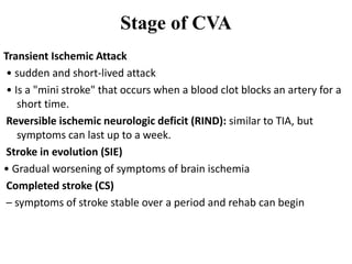 A Lecture on CrebroVascular Accident & Nursing care | PPT