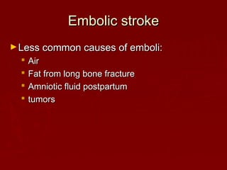 Cva5 cerebralvascularaccident | PPT