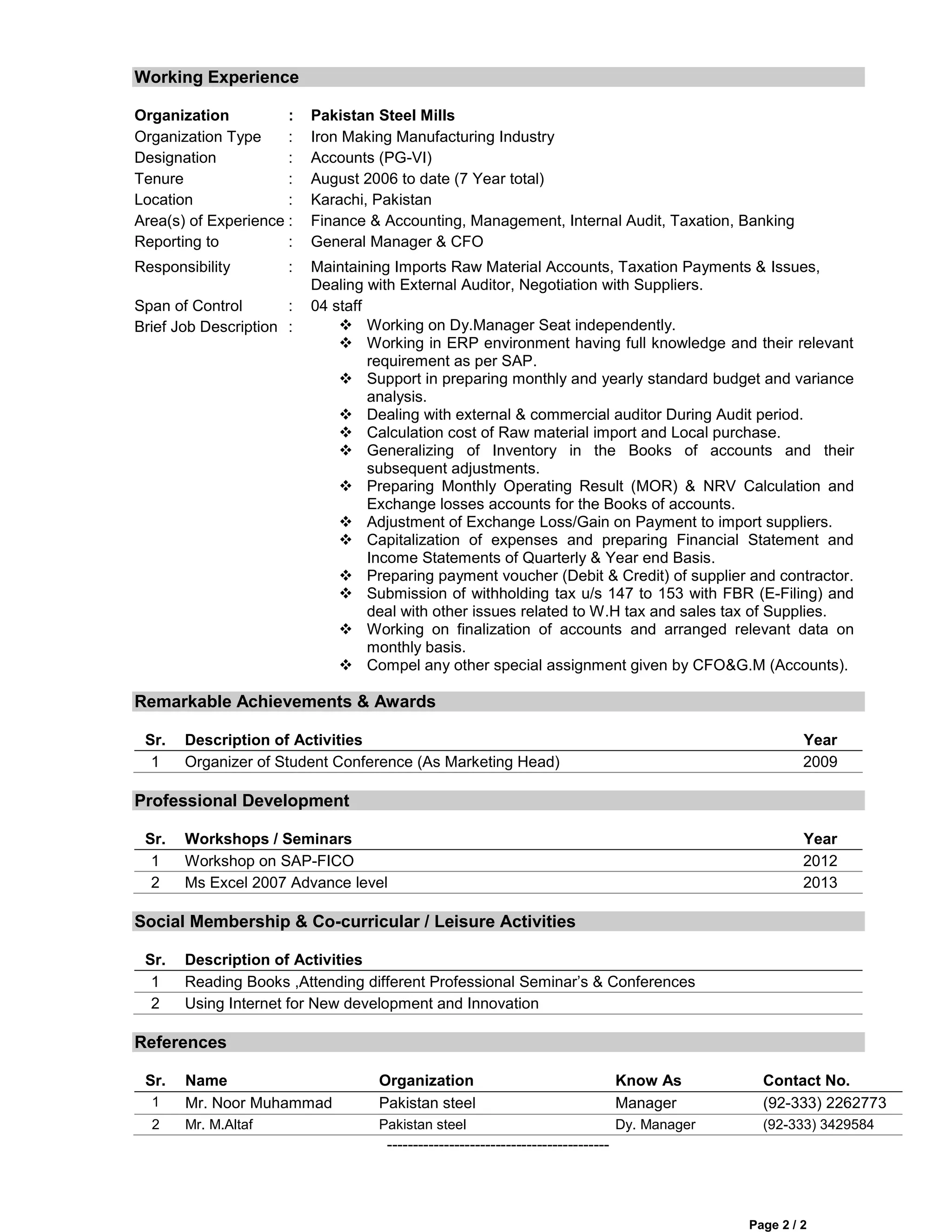 Cv ACMA Quqlified | DOCX