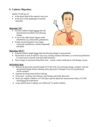 Central Venous Access Device Learning Package | PDF