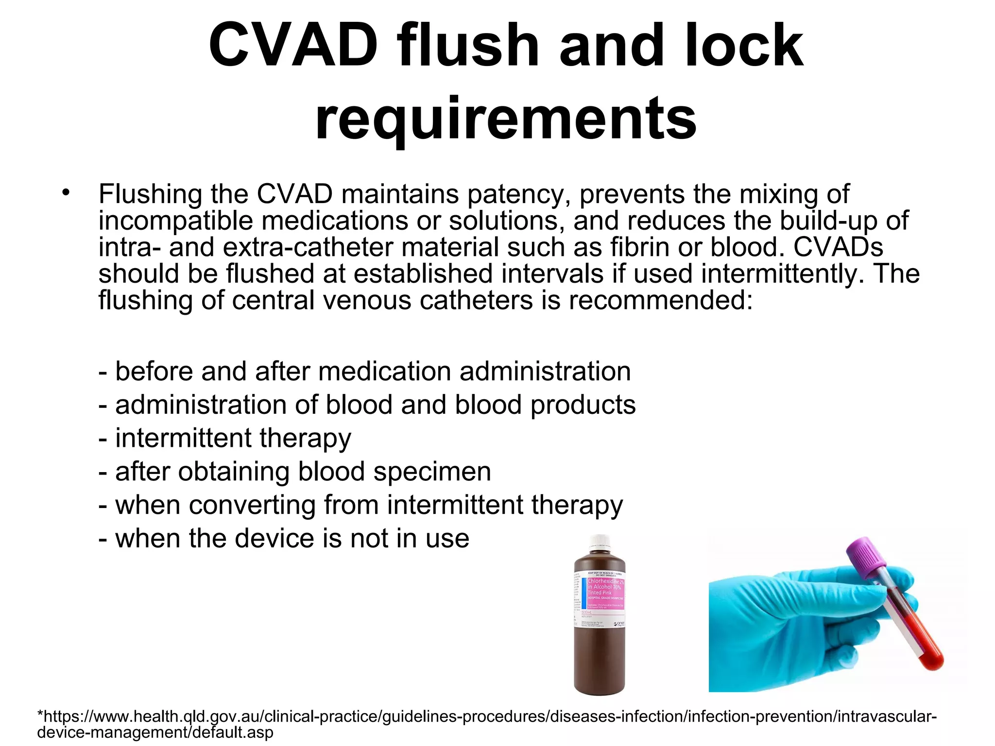 CVAD Management, Care and Maintenance (Radiology Nursing) | PPT