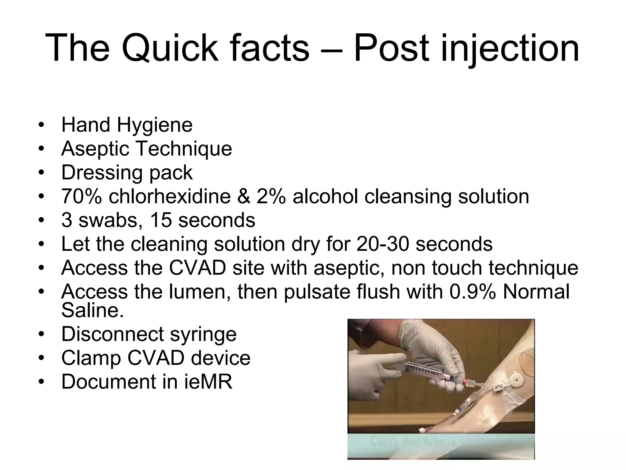 CVAD Management, Care and Maintenance (Radiology Nursing) | PPT