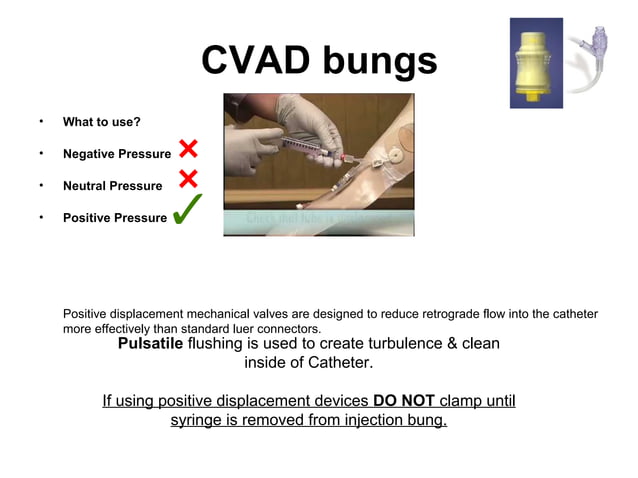 CVAD Management, Care and Maintenance (Radiology Nursing) | PPT