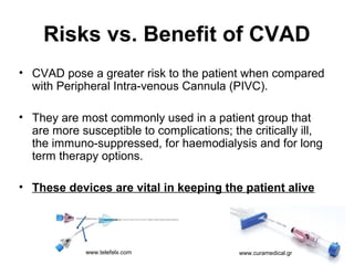 CVAD Management, Care and Maintenance (Radiology Nursing) | PPT