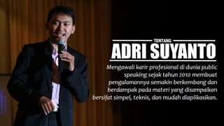 CV Adri Suyanto | Sarjana Humor | PDF