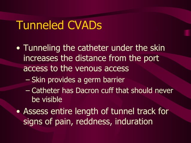 Central Venous Access Devices Made Incredibly Easy! | PPT