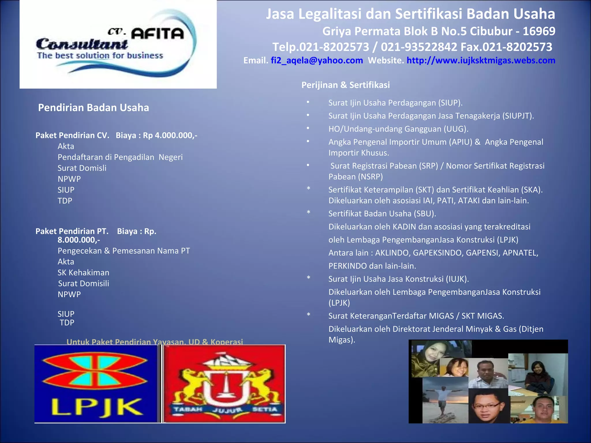 SIUJK,IUJK,SKT MIGAS | PPT