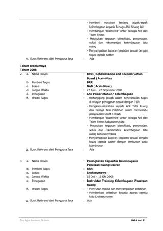 AHLI KELEMBAGAAN AGUS BANDONO | PDF