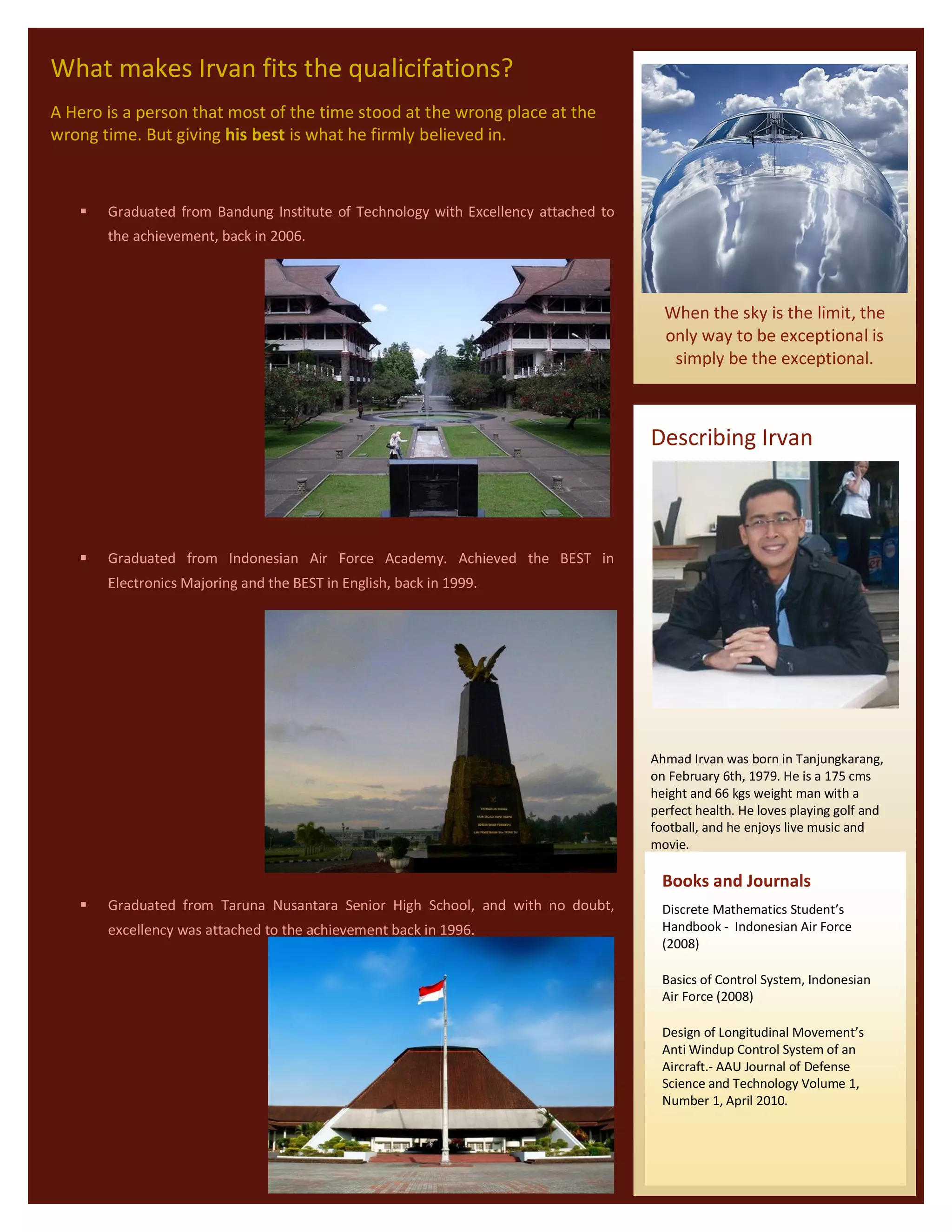 Cv ahmad irvan.2 | PDF